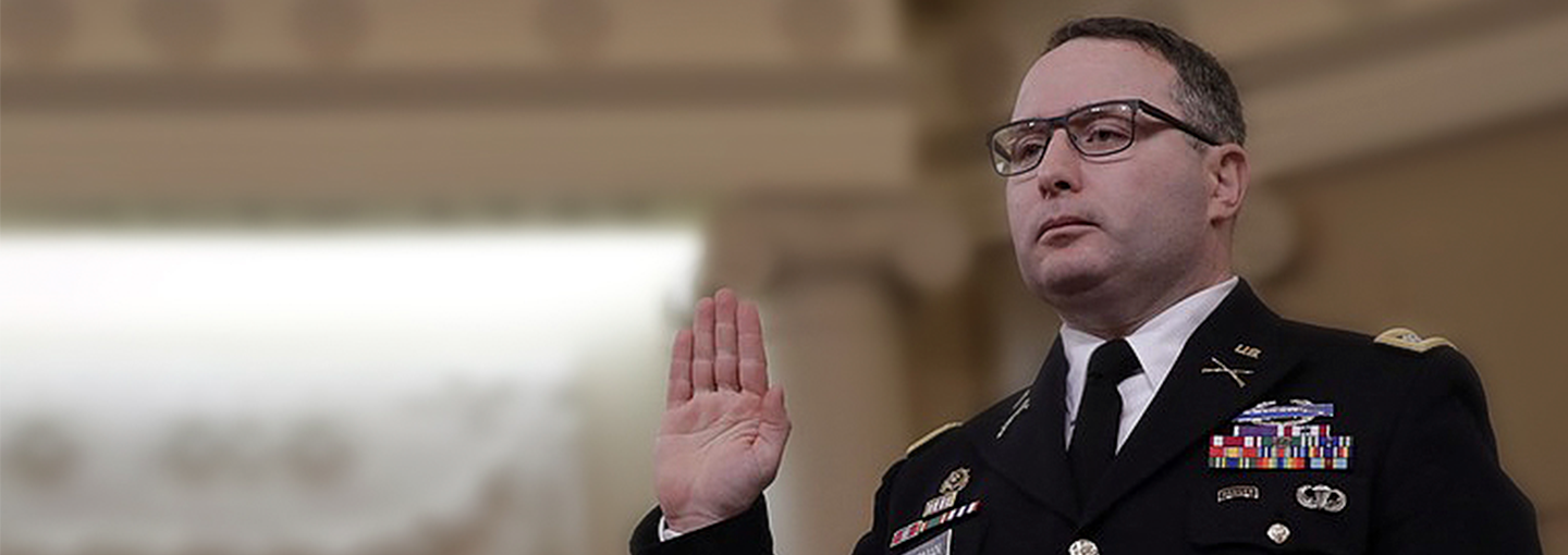 Alexander Vindman: Here, Right Matters