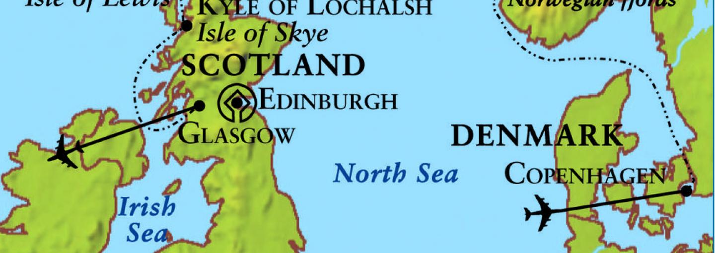 In the Wake of the Vikings: Denmark, Norway, & Scotland